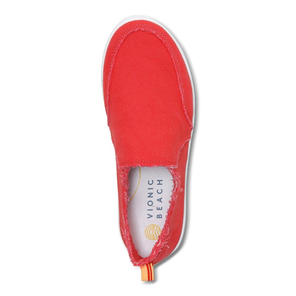 Beach Malibu Slip On Sneaker: Canvas Poppy Canvas Vionic [VIONICFR1074 ...