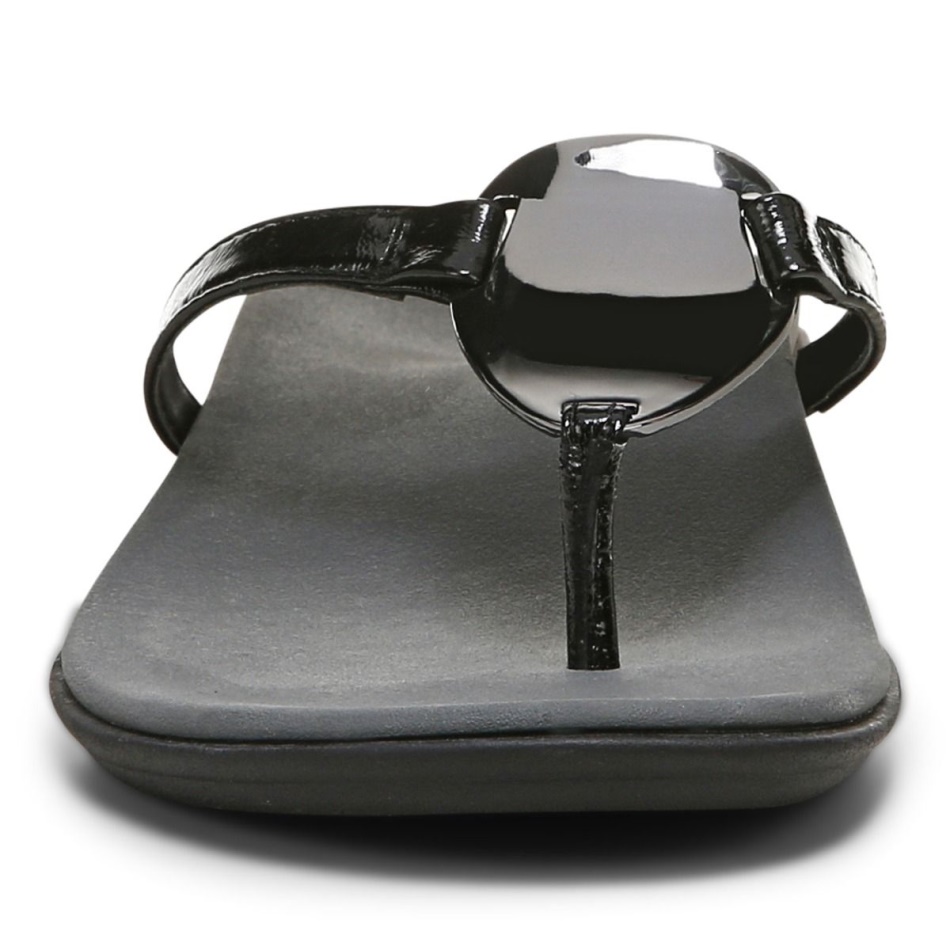 Raya Toe Post Sandale Vionic Noir [VIONICFR1311] : Chaussures de vionic ...