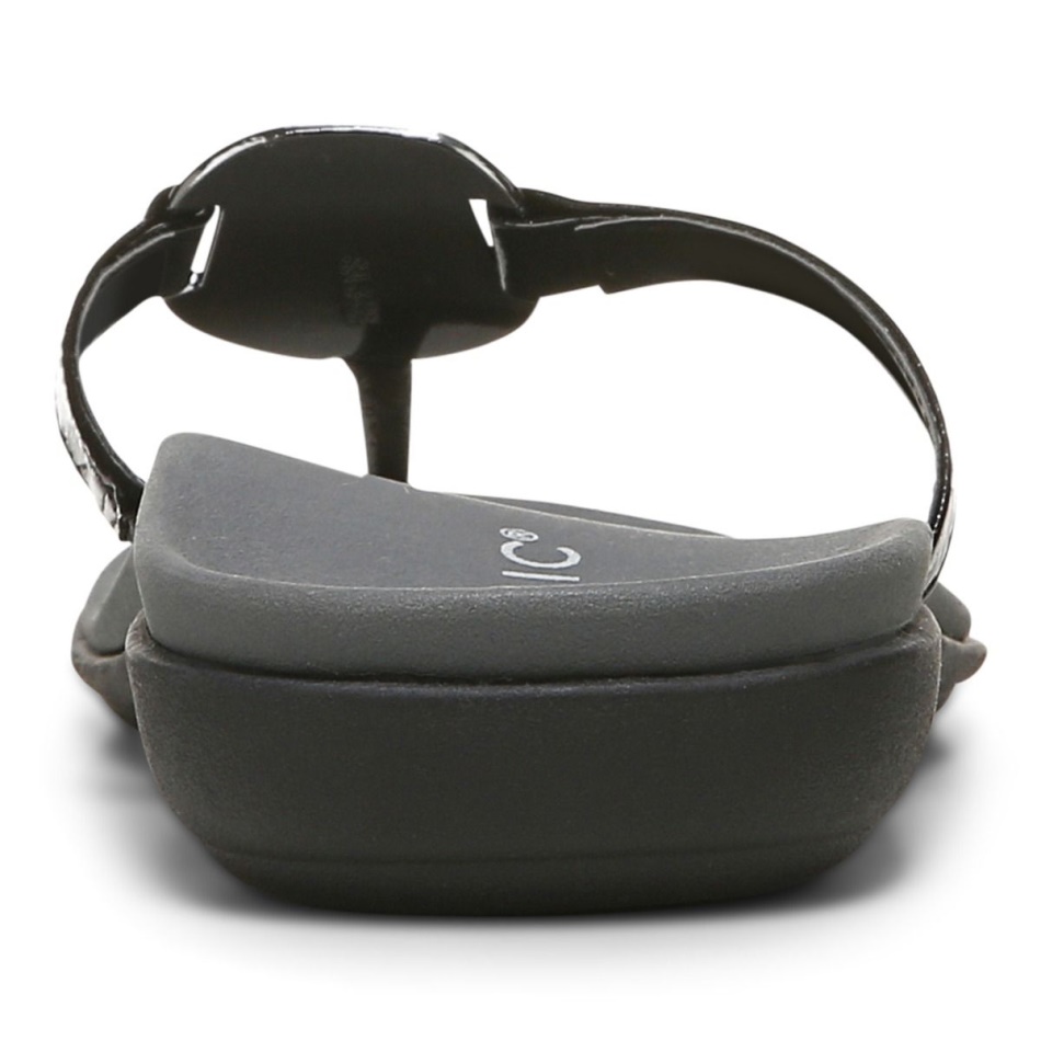 Raya Toe Post Sandale Vionic Noir [VIONICFR1311] : Chaussures de vionic ...