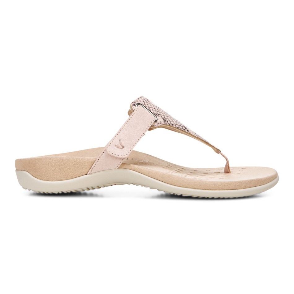 Wanda Sandale à Bride En T Vionic Pale Blush [VIONICFR1437 ...