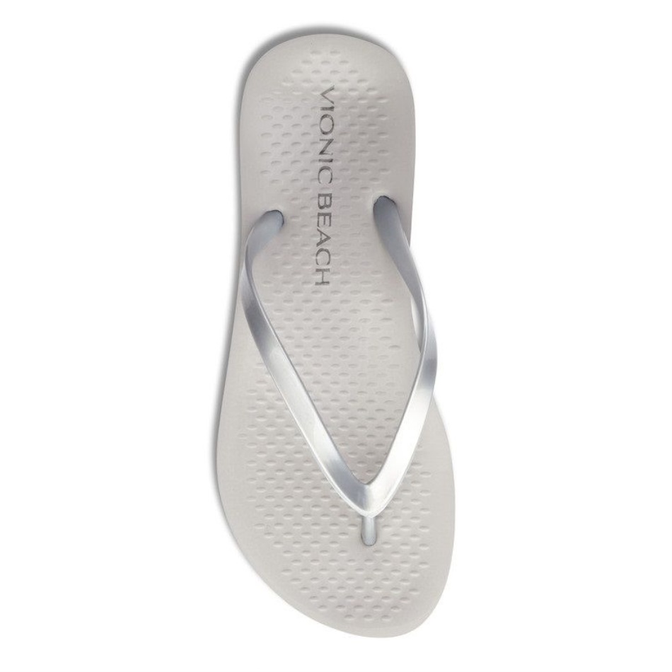 Noosa Tongs Vionic Argent [VIONICFR195] : Chaussures de vionic shoes ...