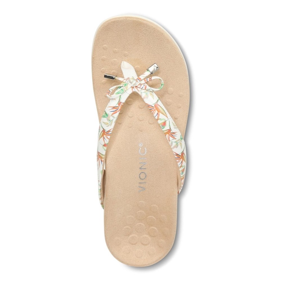 Vionic Bella Toe Post Sandale Guimauve Tropicale [VIONICFR296 ...